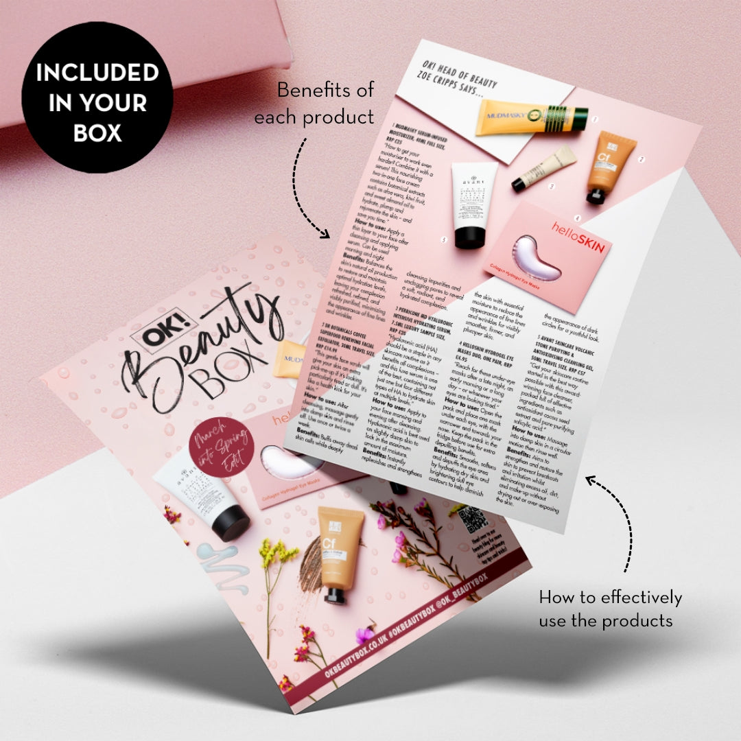 Join our monthly OK! Beauty Box subscription today